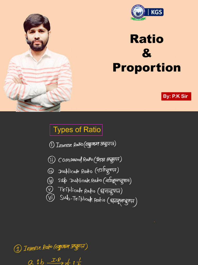 3 Ratio and Proportion | PDF