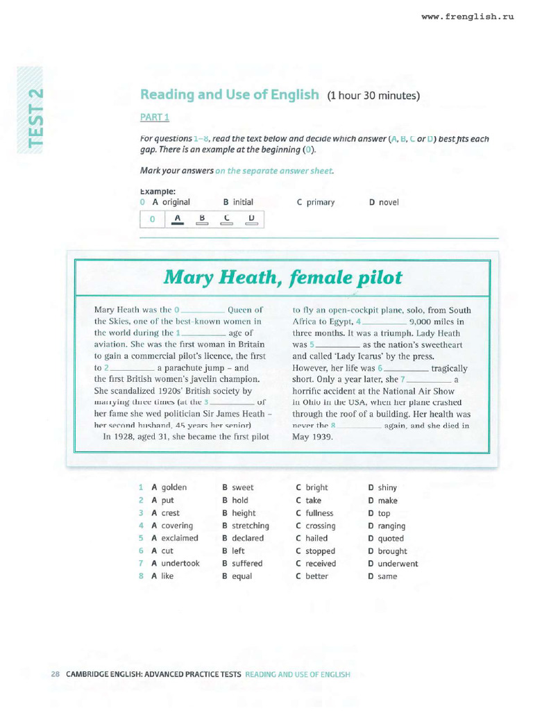 TEst 1 - Part 2 | PDF