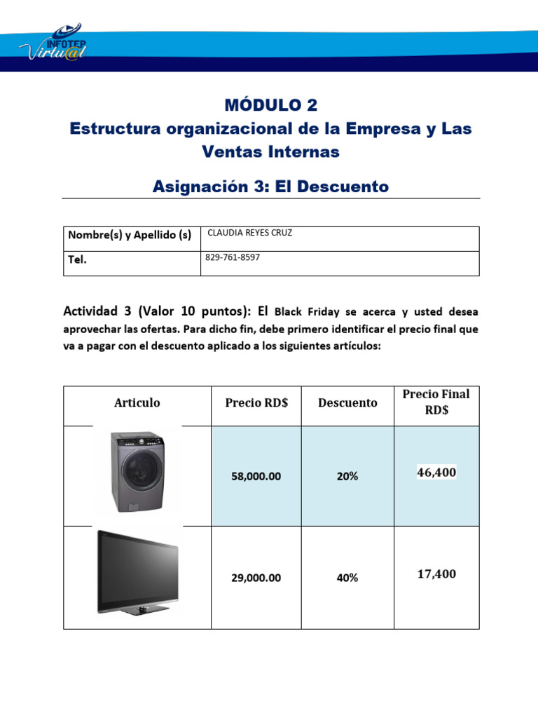 Actividad 3 Modulo 2 | PDF