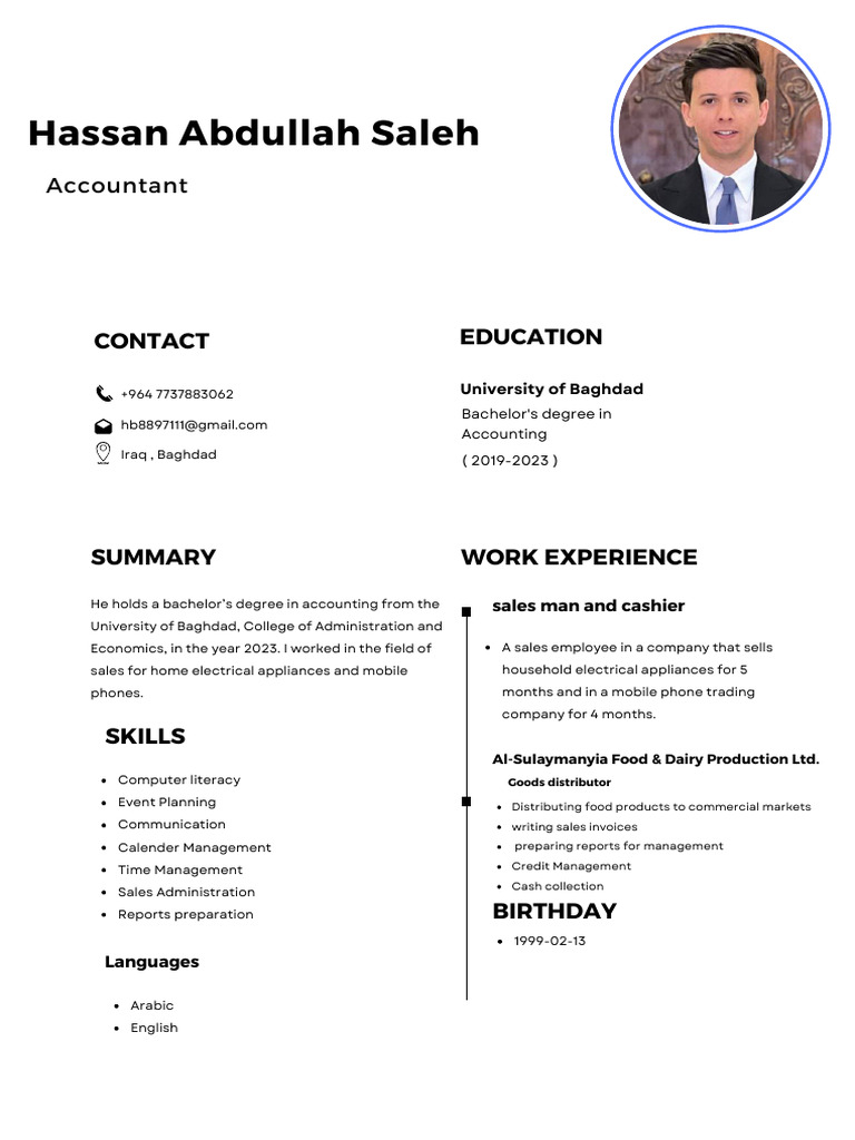 1 Hassan Abdullah CV | PDF