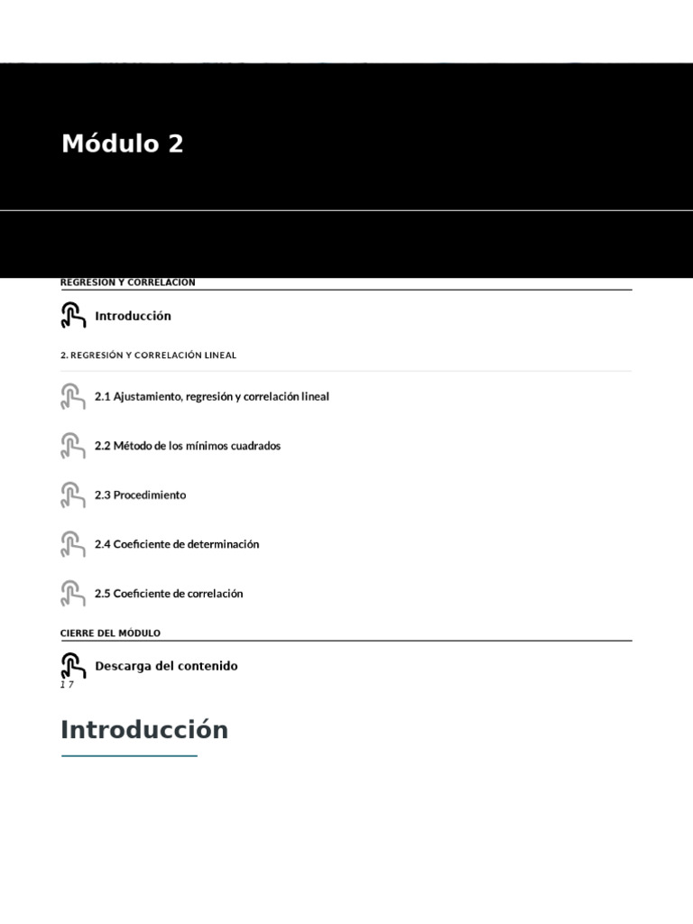 Modulo 2 Prob | PDF | Análisis de regresión | Regresión lineal