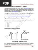 Types of Combustion Chambers Explained | PDF | Internal Combustion ...