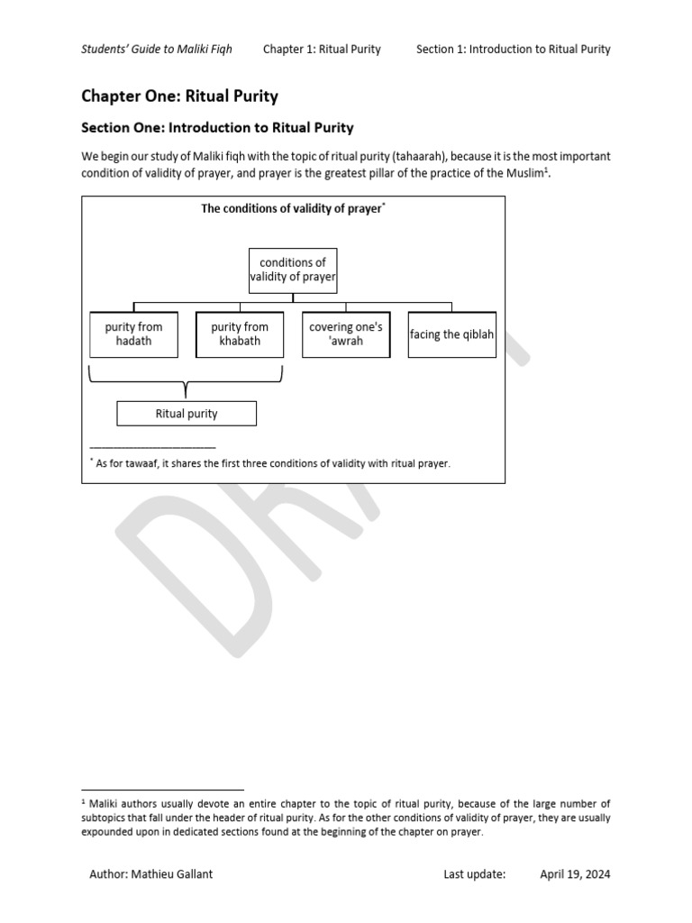 Section 1 - Introduction To Ritual Purity | PDF | Gelatin