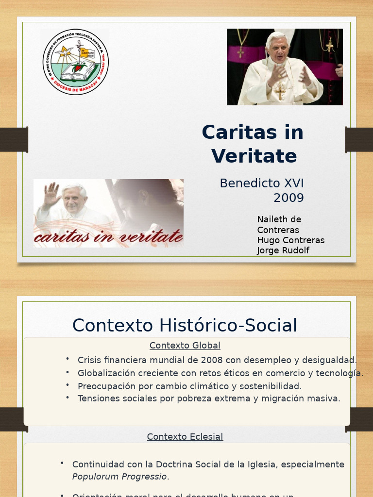 Caritas in Veritate: Ética y Desarrollo | PDF | Economias
