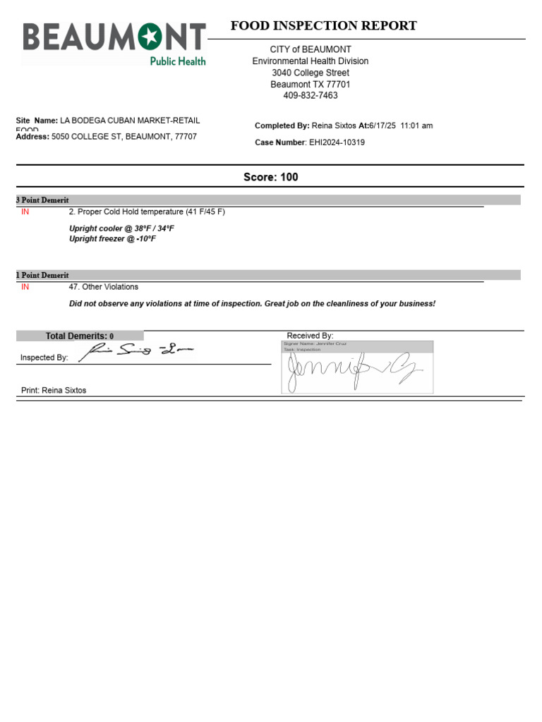 La Bodega Cuban Market-Retail Food | PDF