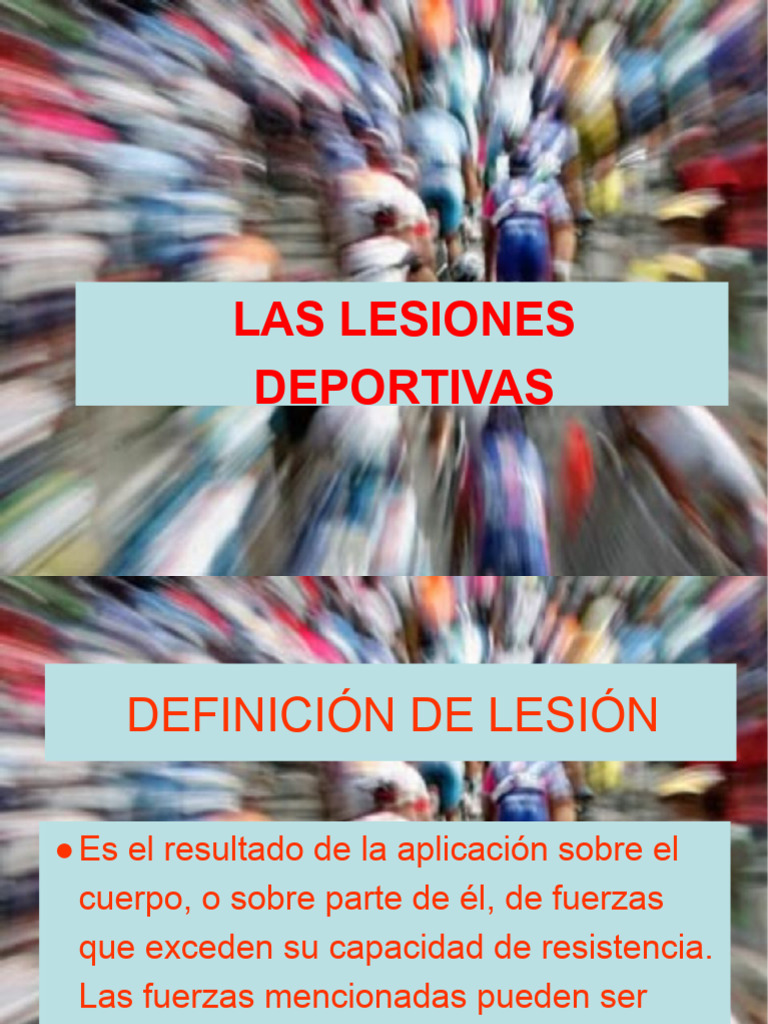 Las Lesiones Deportivas | PDF | Tendón | Tobillo