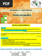 Escala Cartográfica: Tipos e Cálculos | PDF | Mapa | Cartografia