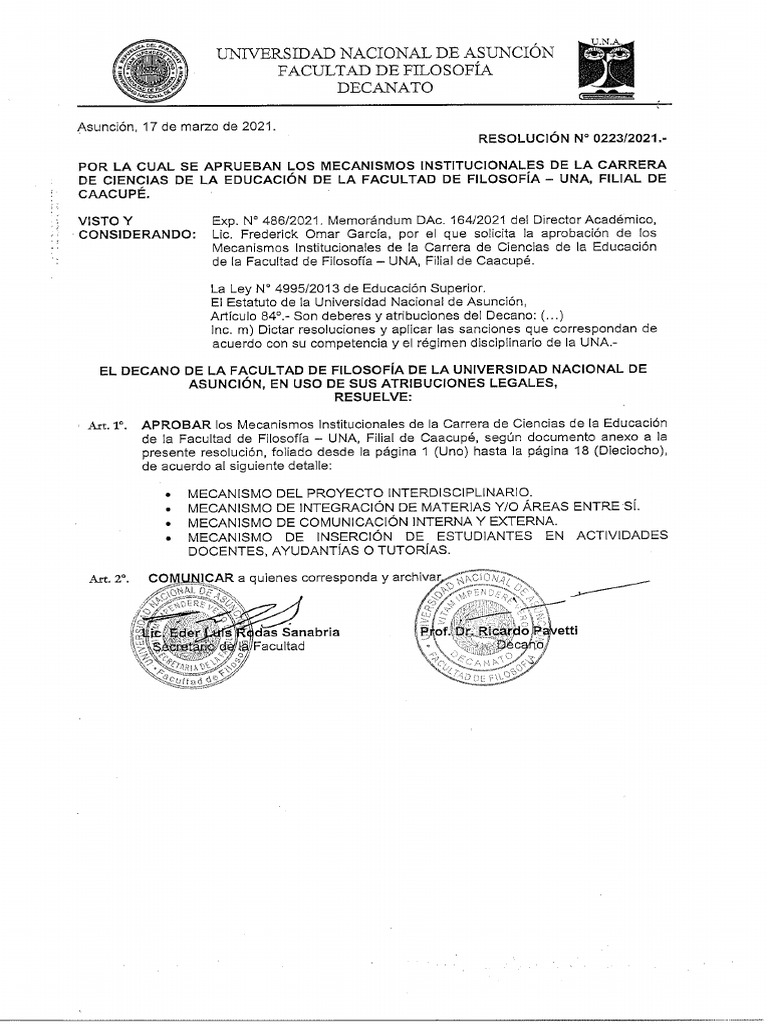 0223-2021 Caacupe | PDF