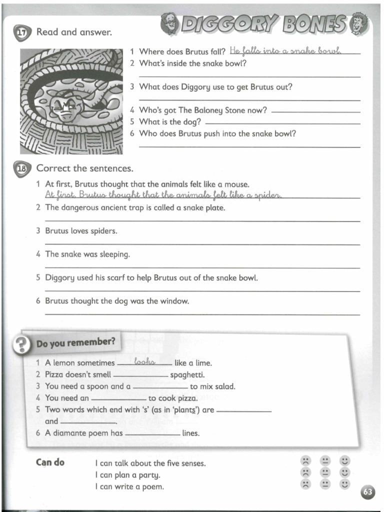 5º Libro English KID's BOX WB Diggory Bones 6 | PDF