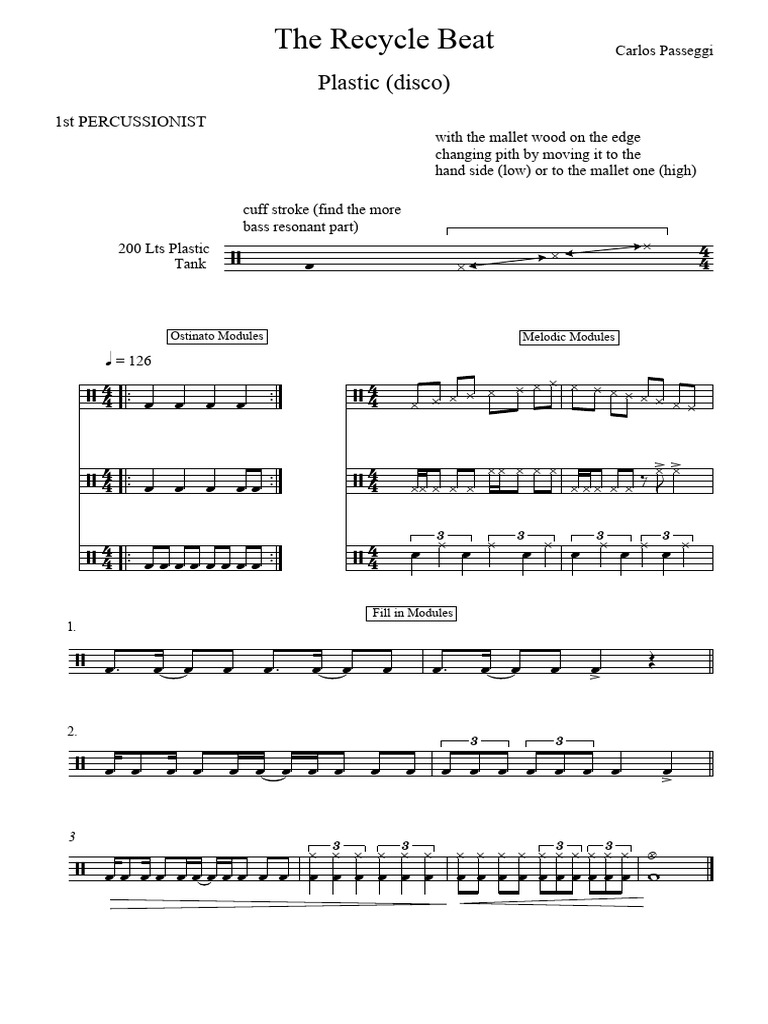 The Recycle Beat 1 (Plastic) | PDF