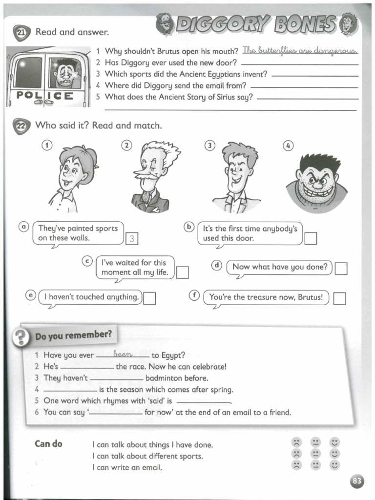 5º Libro English KID's BOX WB Diggory Bones 8 | PDF