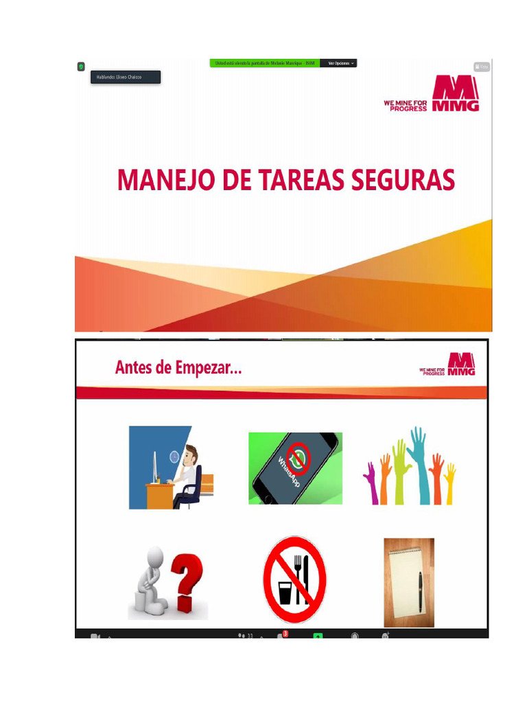 Manejo de Tareas Seguras 789 | PDF