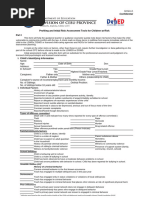 DepEd Child Protection Intake Sheet | PDF | Juvenile Delinquency ...