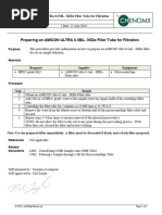 Amicon Ultra-0.5 Filter User Guide | PDF | Centrifuge | Filtration