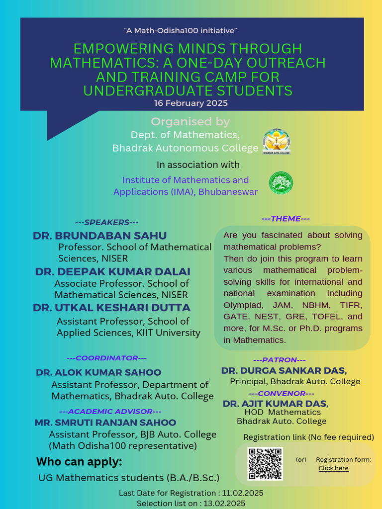 Empowering Minds in Mathematics Camp | PDF | Mathematics | Higher Education
