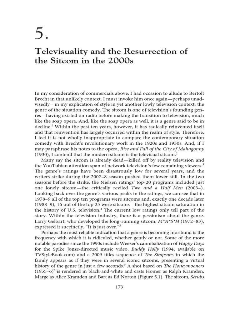 Television Style - (5. Televisuality and The Resurrection of The Sitcom ...