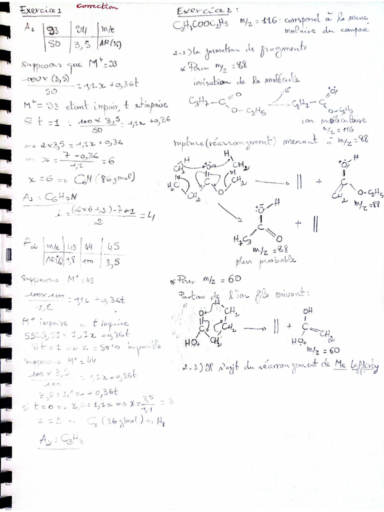 Correction TD Orga Exo1 À 8 | PDF