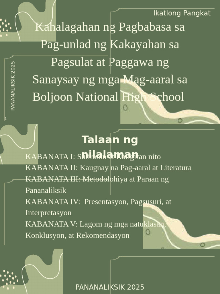 Kahalagahan NG Pagbabasa | PDF