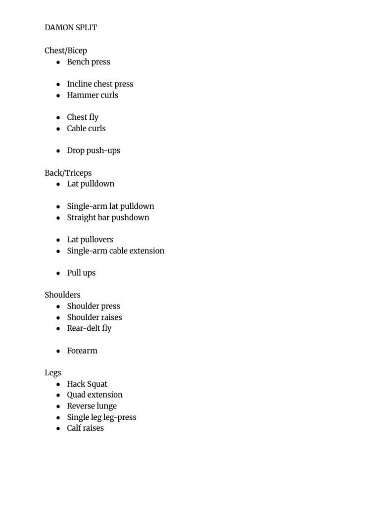 Modified Damon Split | PDF