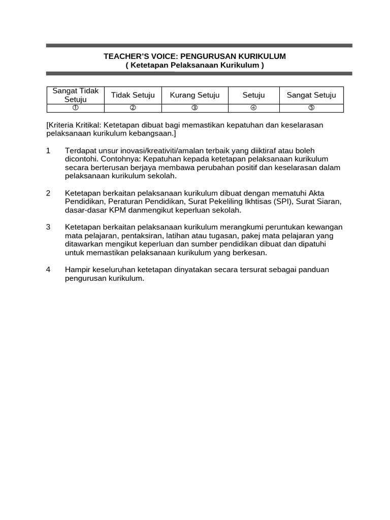 3) Suara Guru (Pengurusan Kurikulum) | PDF
