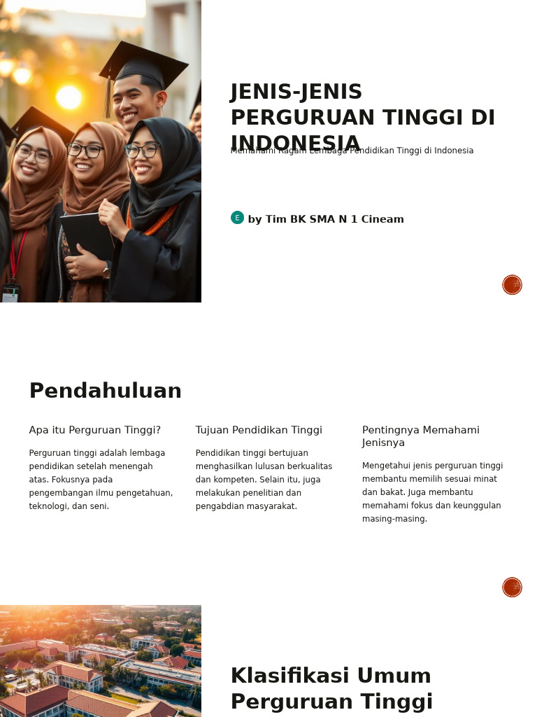 Jenis Jenis Perguruan Tinggi Di Indonesia | PDF