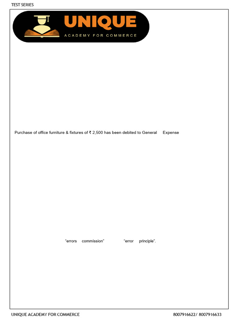Accounting Process, BRS, Final Accounts-Po | PDF | Debits And Credits ...