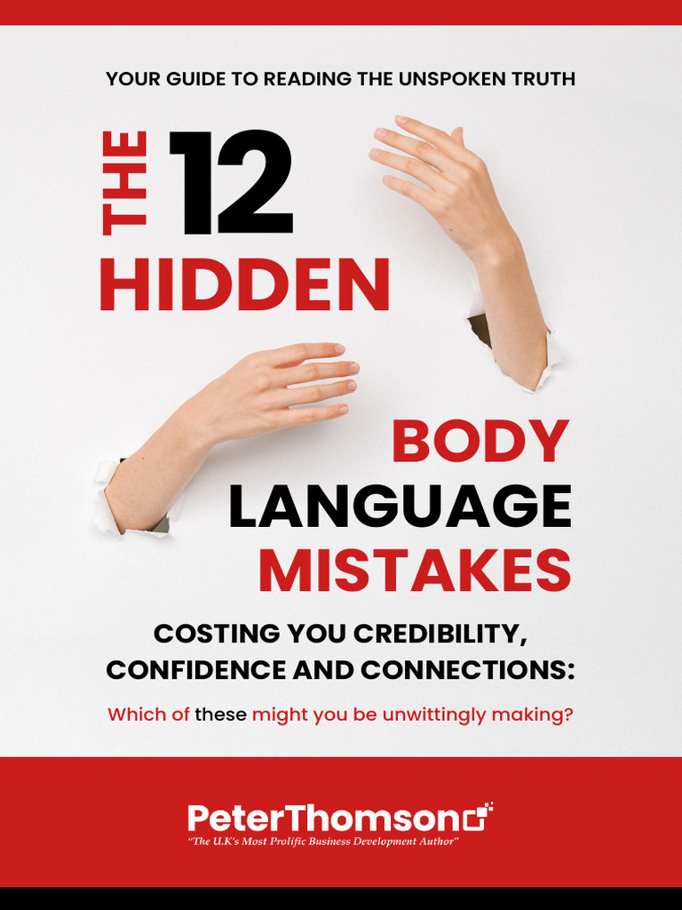 Hidden Body Language Mistakes | PDF | Body Language | Truth