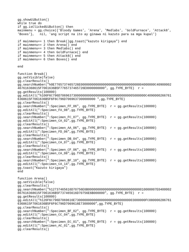Simple Script For Newbie | PDF
