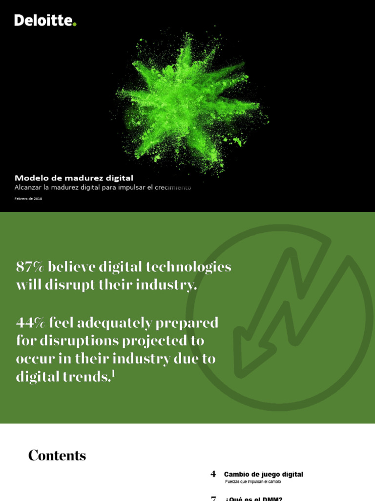 Modelo de Madurez Digital de Deloitte | PDF | Modelo de negocio | Business