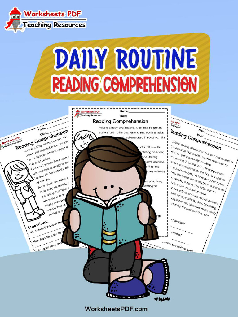 Daily-Routines-Reading-Comprehension 20230217120510 Strong Compression | PDF