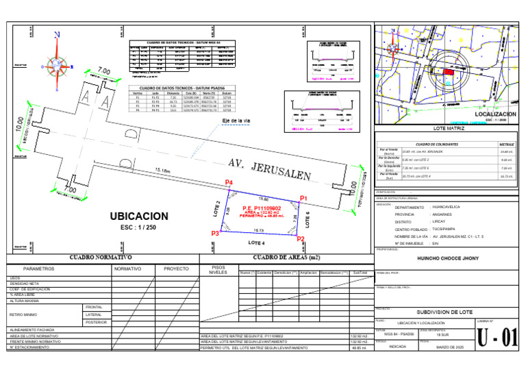 Plano de Ubicacion y Localizacion A3 Ok | PDF | Tecnología geográfica | Cartografía