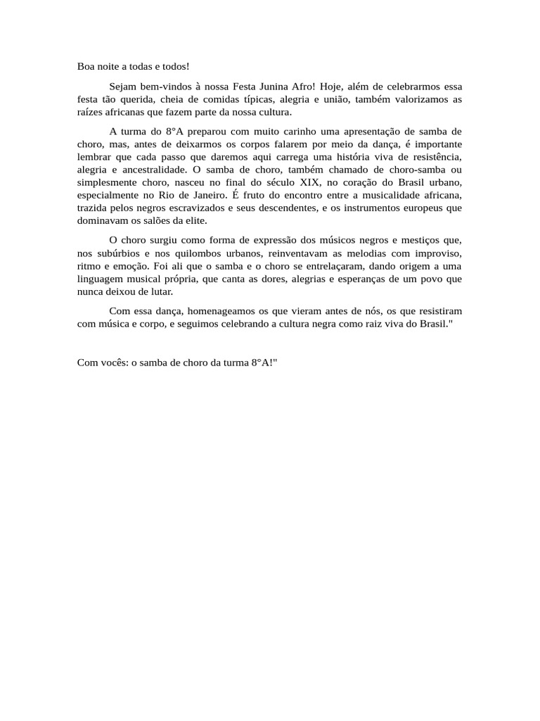 Samba de Choro | PDF