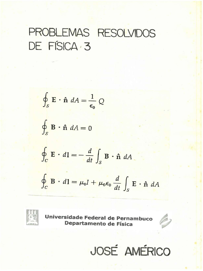 Problemas Resolvidos Fís3 José Américo Miranda Versão1 | PDF