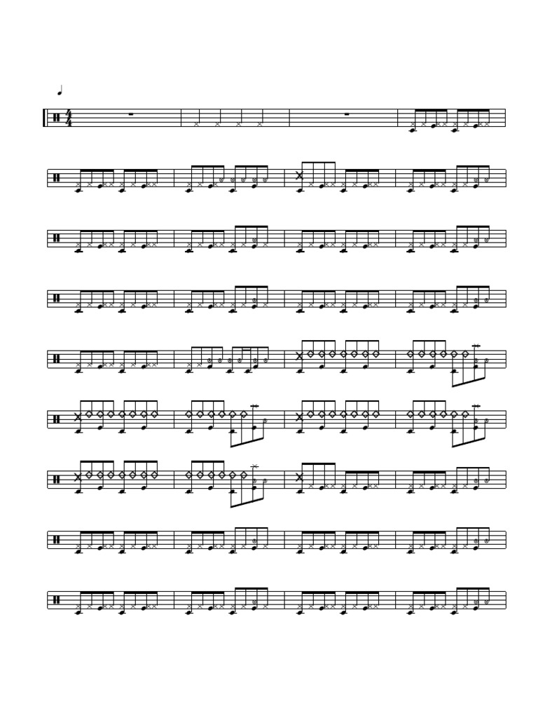 TH Reason Drum & Score | PDF