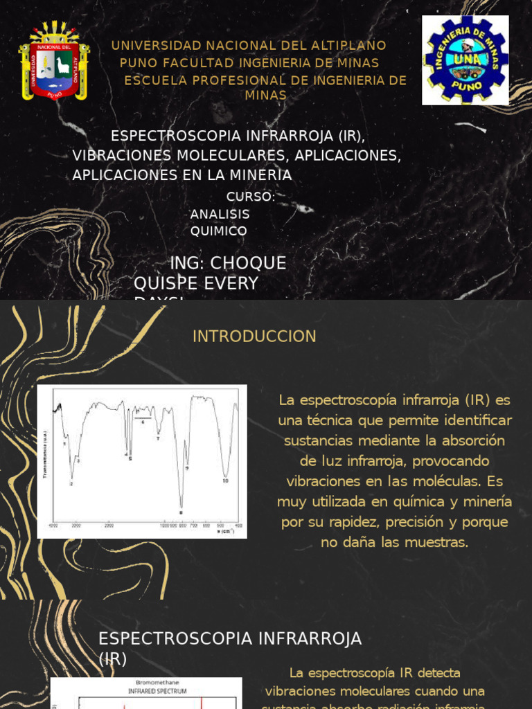 Espectroscopia Infrarroja | PDF | Espectroscopia infrarroja | Moléculas