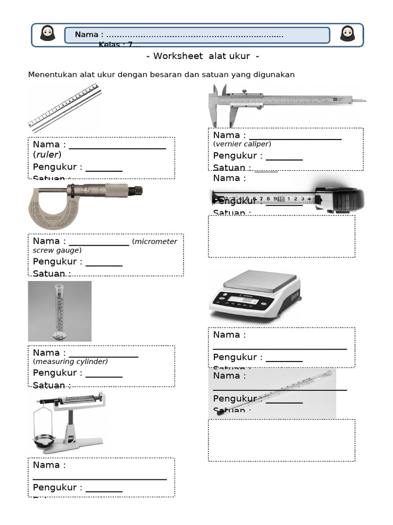 Worksheet 3 Alat Ukur 2 | PDF