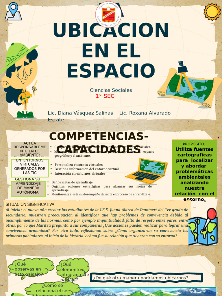 5 La Ubicacion en El Espacio Geografico | PDF | Geografía | Longitud