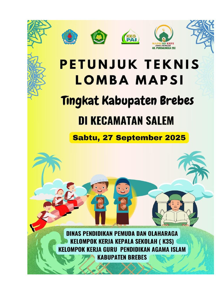 Juknis Lomba MAPSI SD 2025 Brebes | PDF