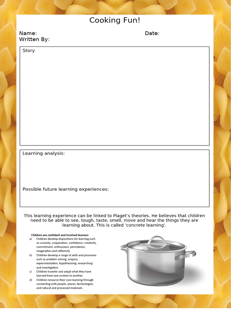 LST Cooking Fun | PDF