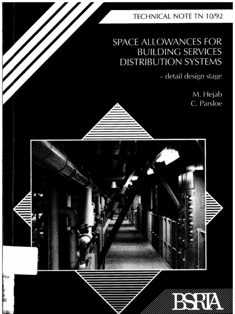 BSRIA - Space Allowances For Building Services Distribution Systems | PDF