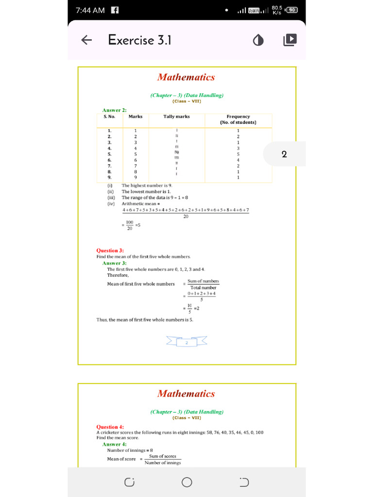 Data Handling Table 2 | PDF