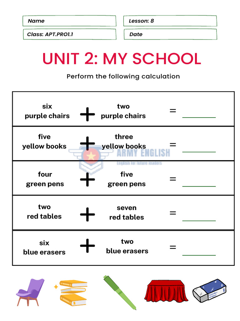 Lesson 8 - Review Unit 1 | PDF
