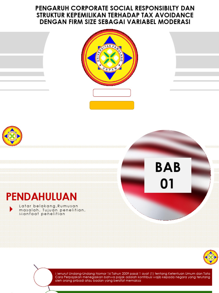 CSR dan Struktur Kepemilikan pada Tax Avoidance | PDF