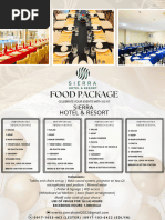 Tramway Timog Package PDF | PDF | Lunch | Salad