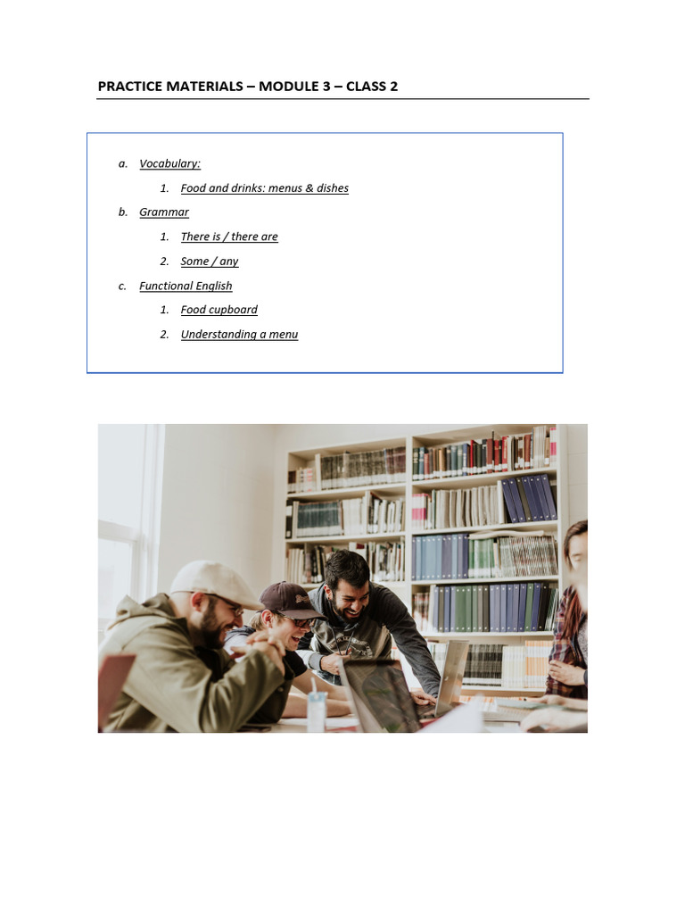 Food Vocabulary and Grammar Practice | PDF | Hamburgers | Menu