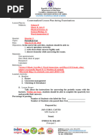 LP Periodical Test | PDF | Lesson Plan | Test (Assessment)