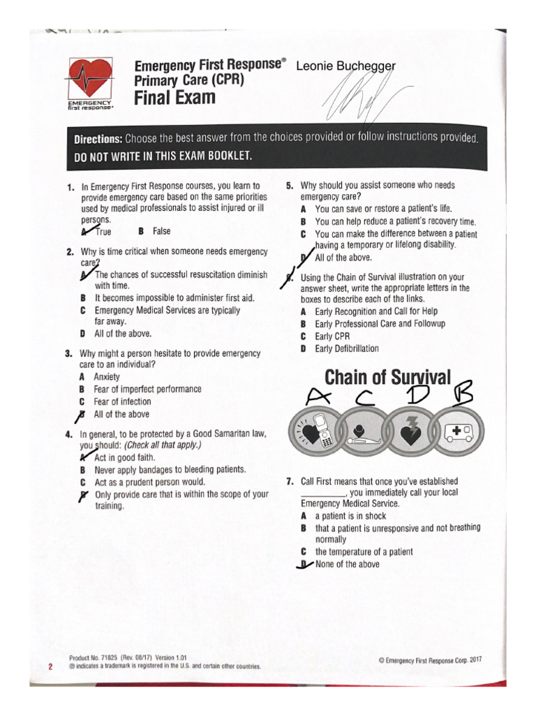 Emergency First Response® | PDF