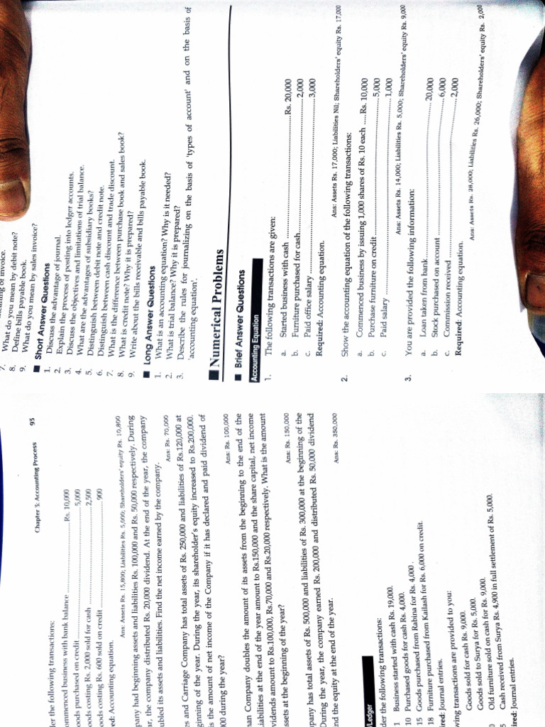 Journal Equation of Account.. | PDF