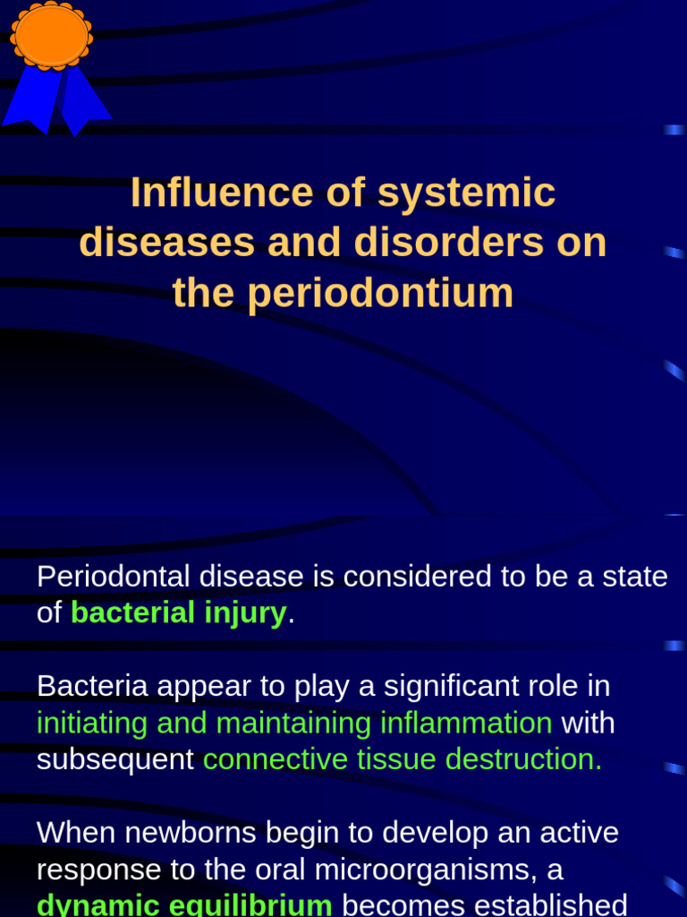 2 Systemic Modifying Factors | PDF | Periodontology | Platelet