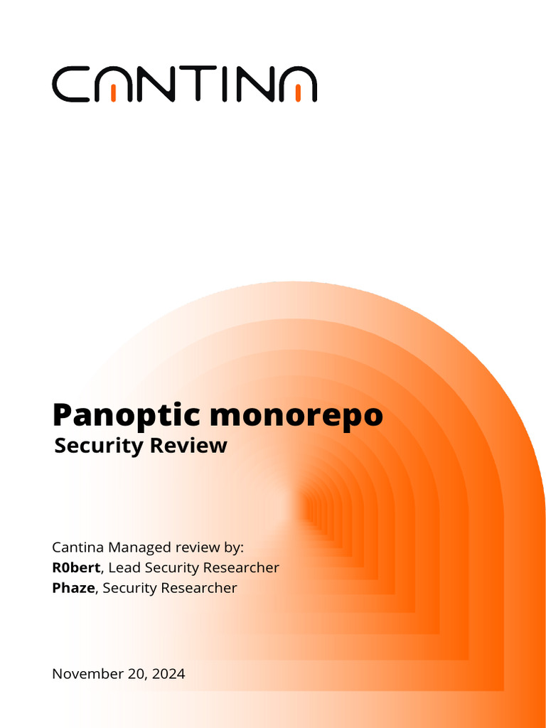 Cantina Panoptic October 2024 | PDF | Logarithm | Parameter (Computer Programming)